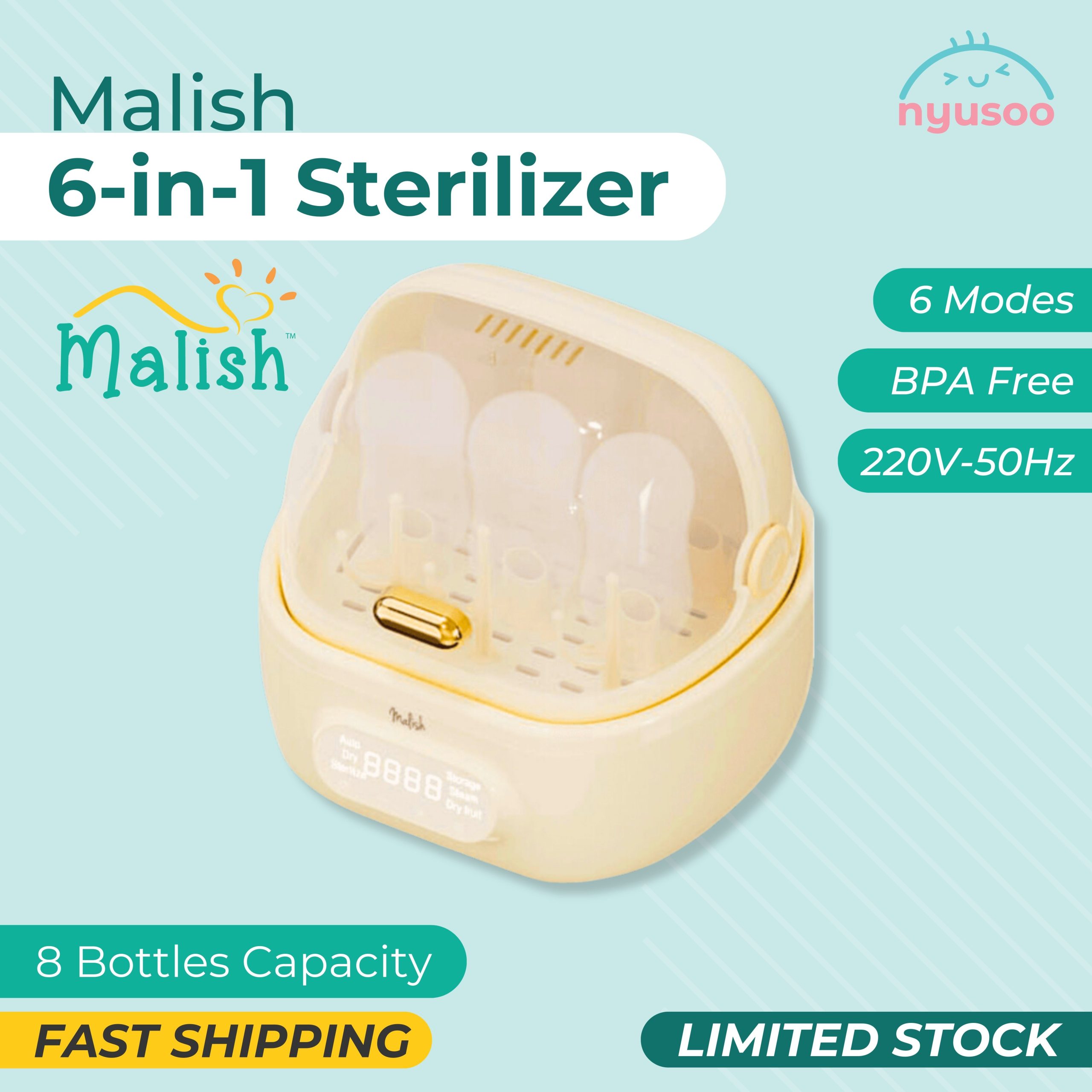 MALISH 6 IN 1 STERILIZER DRYER MULTIPURPOSE – Nyusoo