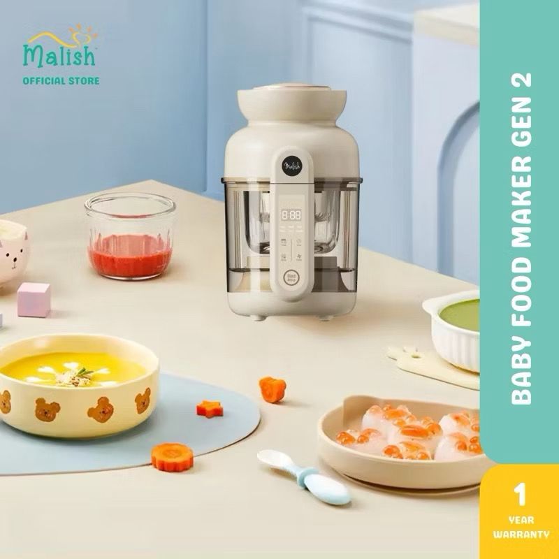 Malish Smart Multi-Functional Baby Food Processor Gen 2 – Nyusoo