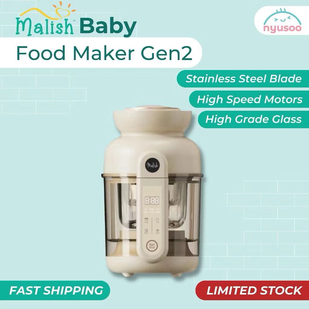 Malish Smart Multi-Functional Baby Food Processor Gen 2 – Nyusoo